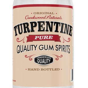 100% Pure Gum Spirits of Turpentine - American Made! NOT Imported ...