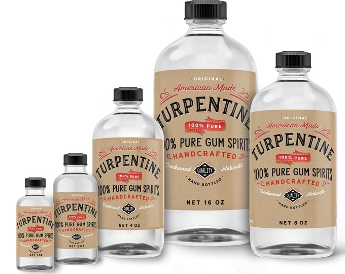 100% Pure Gum Spirits of Turpentine American Made NOT Imported Natural ...