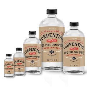 100% Pure Gum Spirits of Turpentine American Made NOT Imported Natural ...