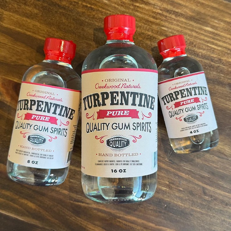 100% Pure Gum Spirits of Turpentine - American Made! NOT Imported ...