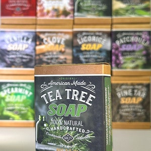 Tea Tree Soap Hand Made American Natural Soap - Etsy