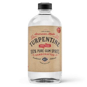 Turpentine 100% Pure Gum Spirits American Made NOT Imported Natural ...
