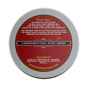 Turpentine Salve All Natural and Handcrafted - Etsy