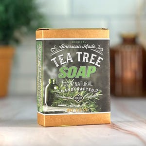 Tea Tree Soap Hand Made American Natural Soap - Etsy