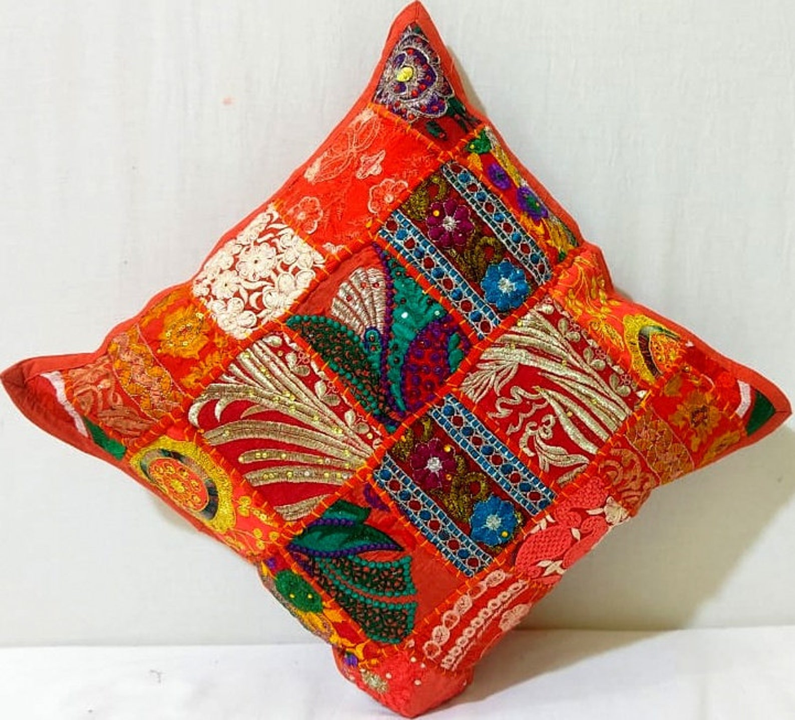 Handmade Beautiful Ari Embroidery Cushion Cover Decor | Etsy