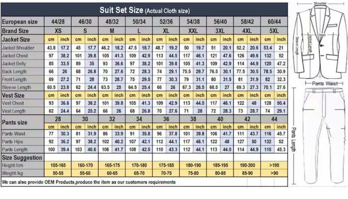 Suits for a Man Classy Suit Men's We Will Make the Size Fit for You Its ...