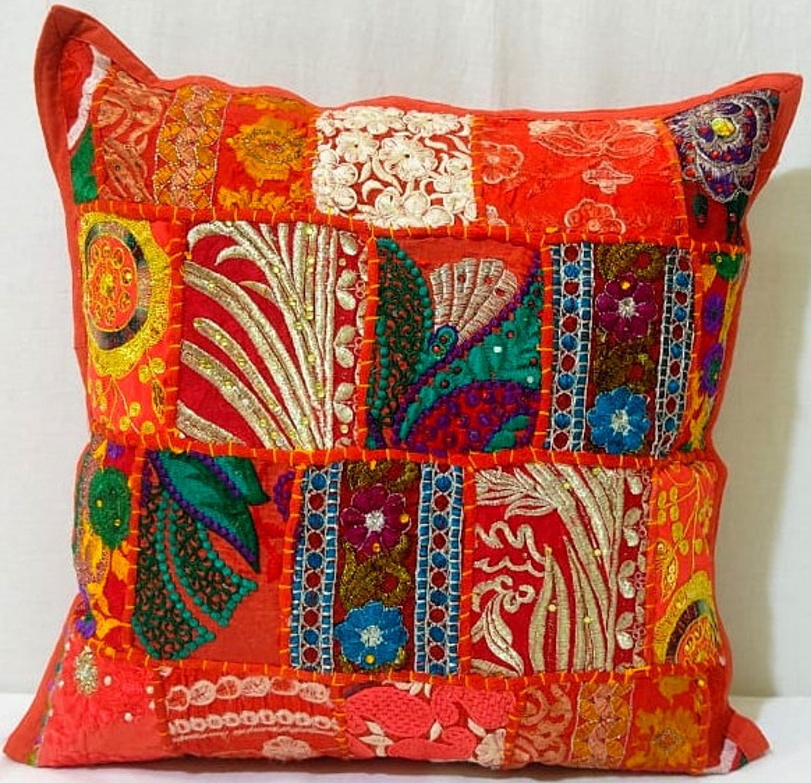 Handmade Beautiful Ari Embroidery Cushion Cover Decor | Etsy