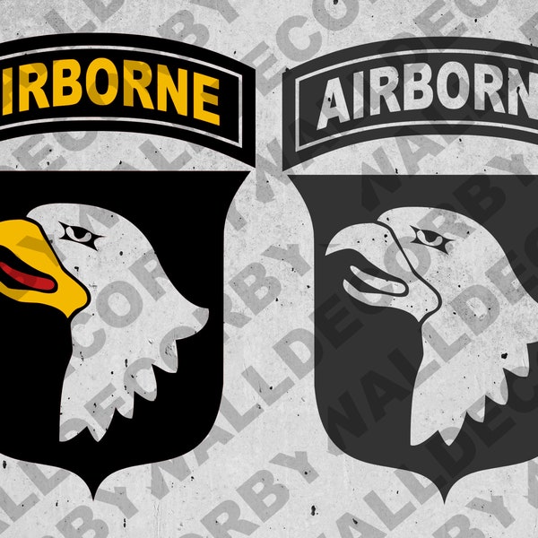 Army 101st Airborne Svg - Etsy Canada