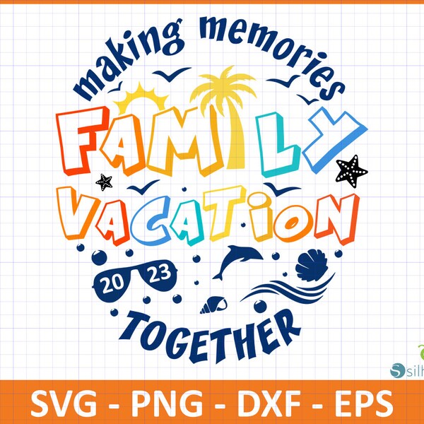 Family Vacation Logo - Etsy