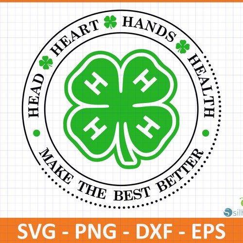 4H Logo SVG Vector PNG - Etsy