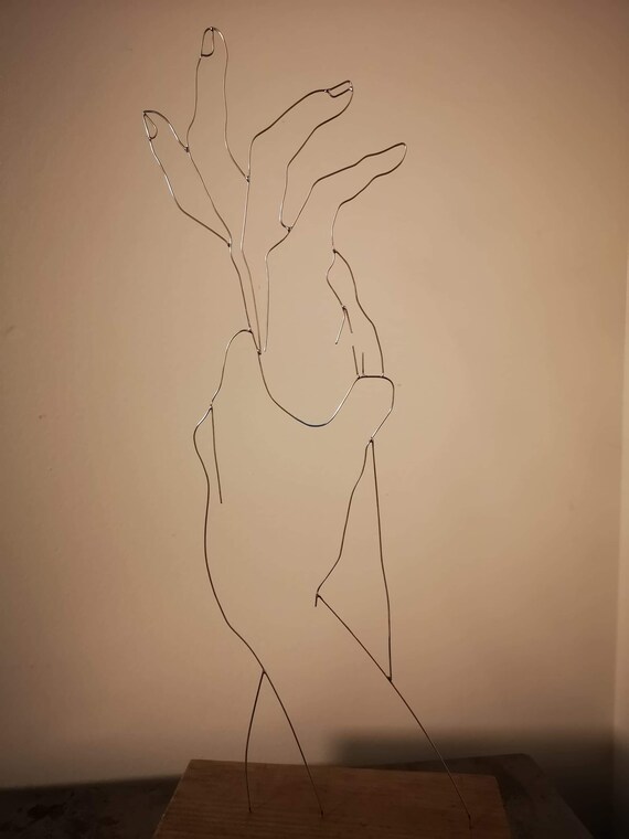 Wire Sculpture Hand at Shirley Mccormick blog