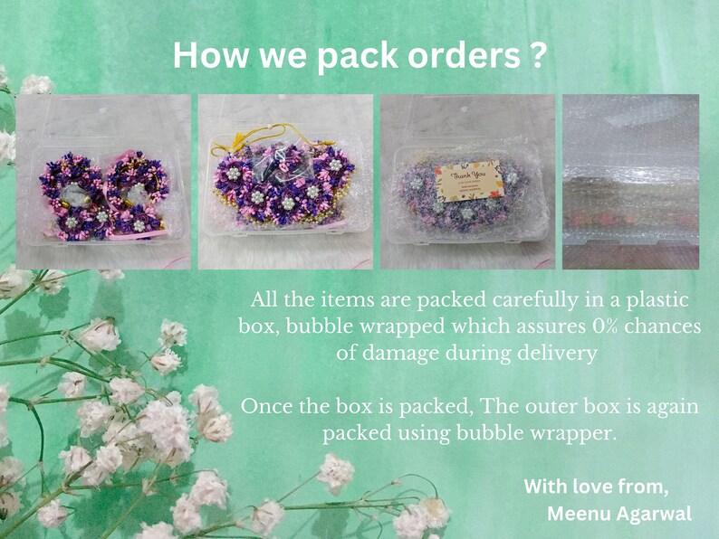 Floral Pink and Yellow Jewelry Set for Brides and Bridesmaid Handmade ...