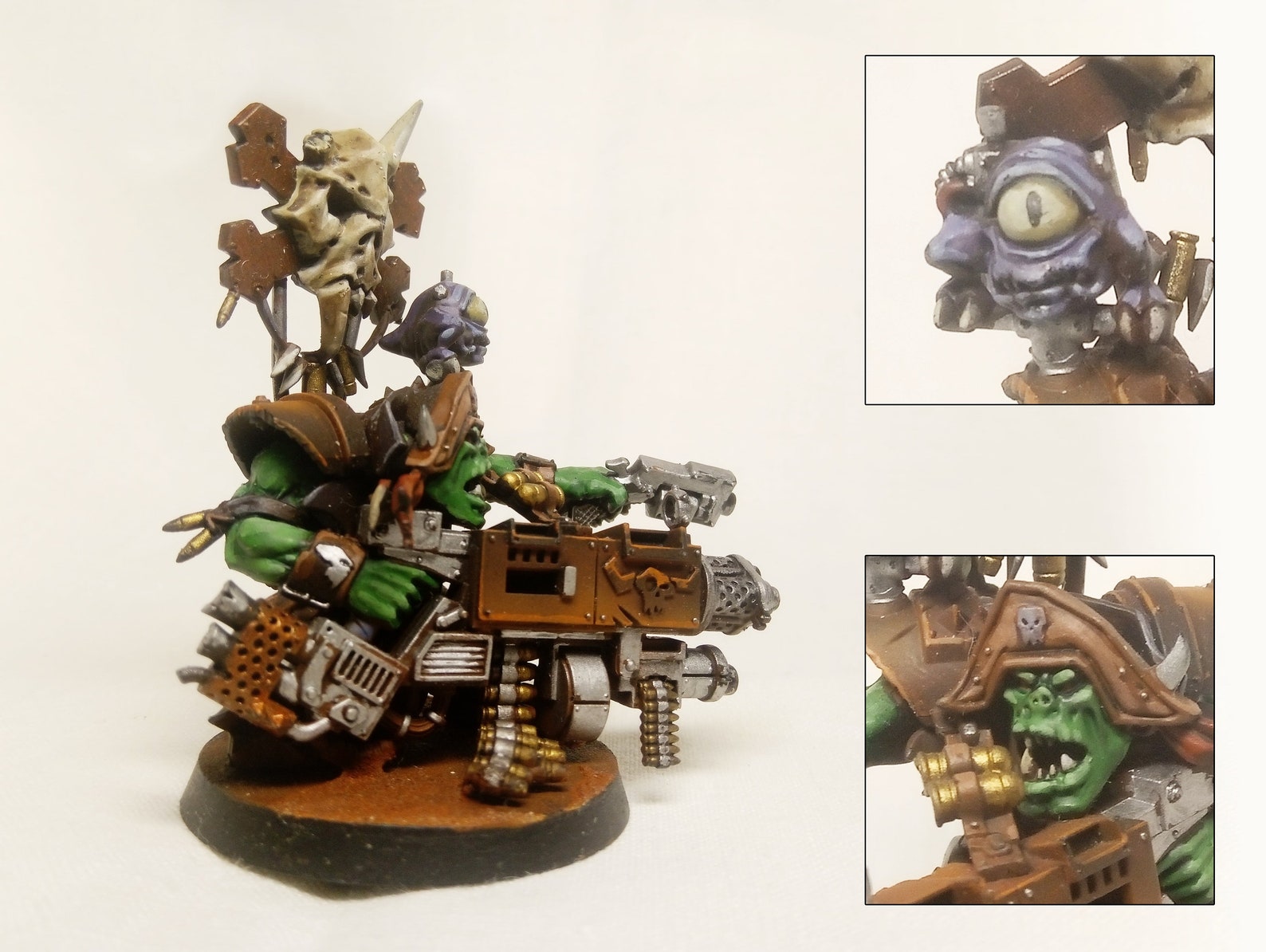 Warhammer 40k Ork Flash Gitz Sergeant Pro-Painted | Etsy