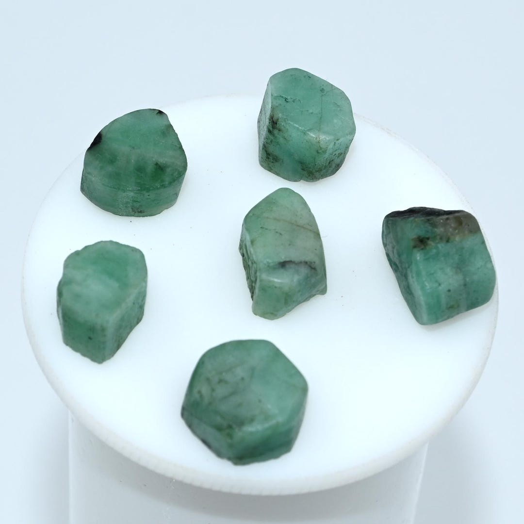 Raw Emerald Gemstone for Jewelry Making, Genuine Loose Emerald for ...