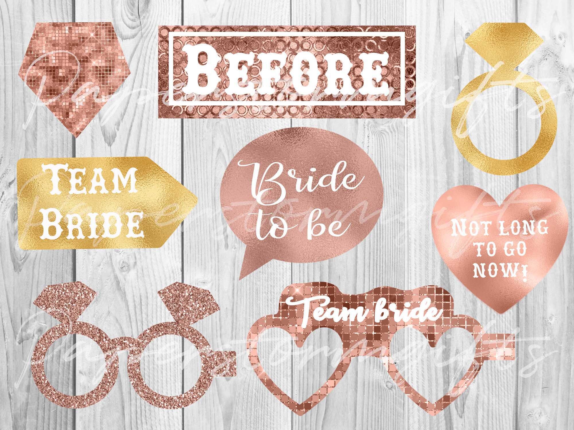 Photo Booth Props /bride Tribe / Hen Party / Bridal Shower Supplies ...