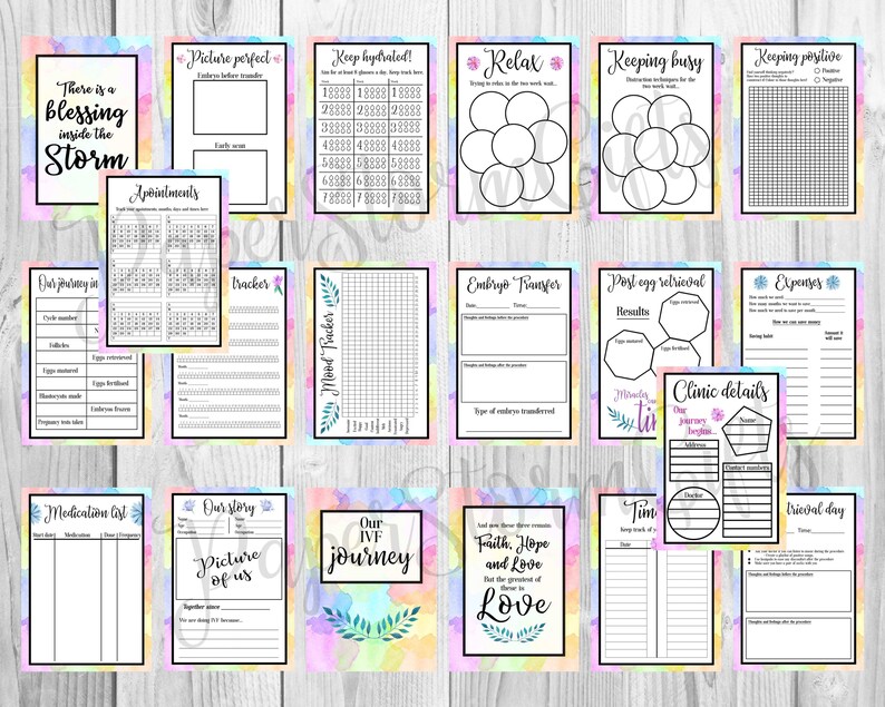 My IVF Journey, IVF Planner Pages, Fertility Journey, Journal ...