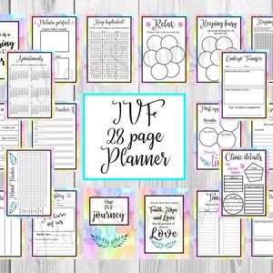 My IVF Journey, IVF Planner Pages, Fertility Journey, Journal ...