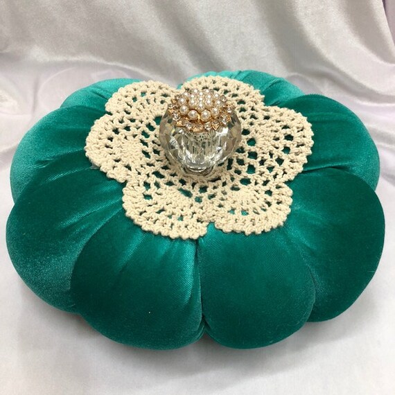Spring Green Velvet Pumpkin | Etsy