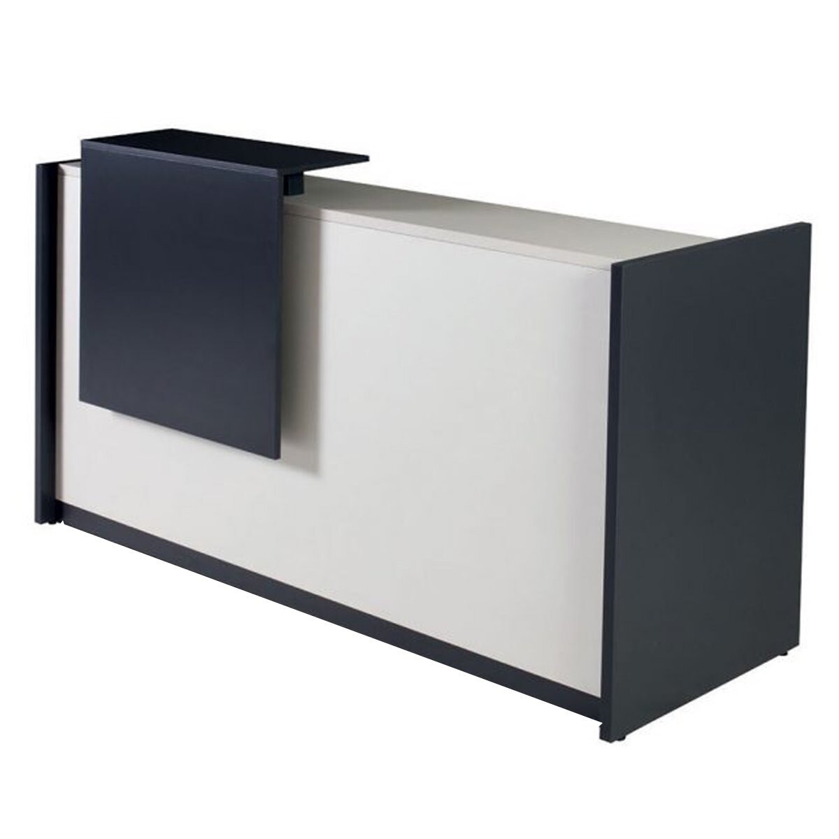 White Reception Desk, Office Furniture, Custom Size Color Reception ...