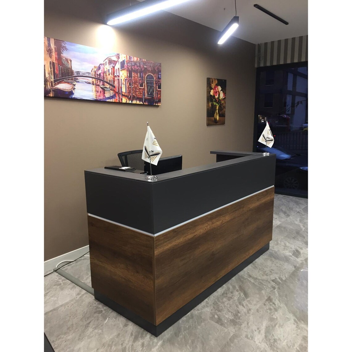 Reception Desk Moderncheckout Counter Retail Counter Shop - Etsy