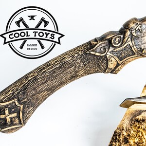 Kitchen Viking Axe BBQ wolf Chef Special Meat and Not Only Axe. Butcher ...