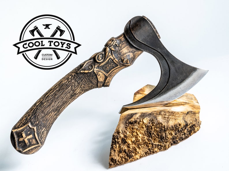 Kitchen Viking Axe BBQ wolf Chef Special Meat and - Etsy