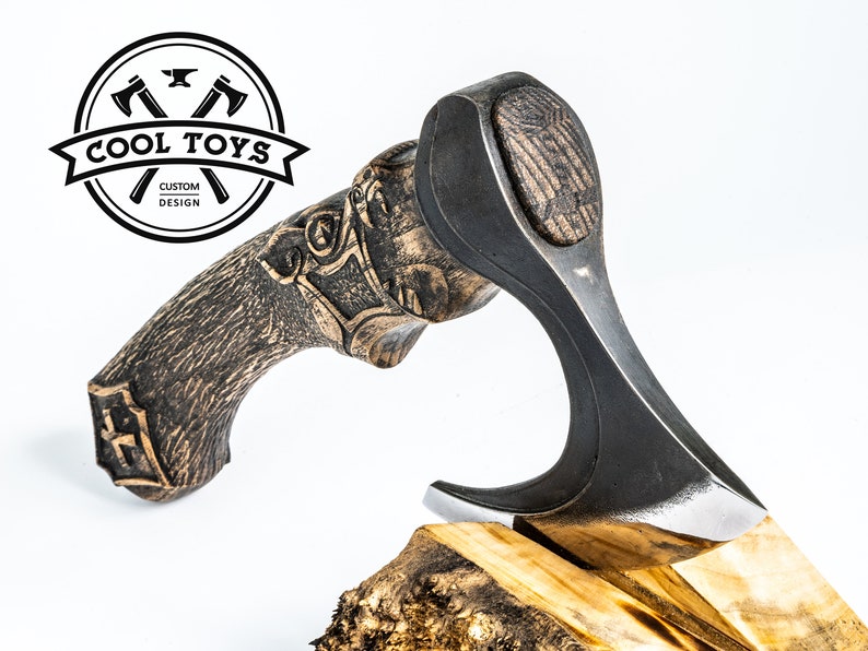 Kitchen Viking Axe BBQ wolf Chef Special Meat and - Etsy