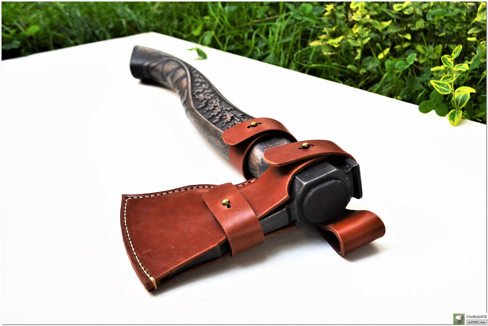 Personificated Collectible Axe oak Leaf Sport | Etsy