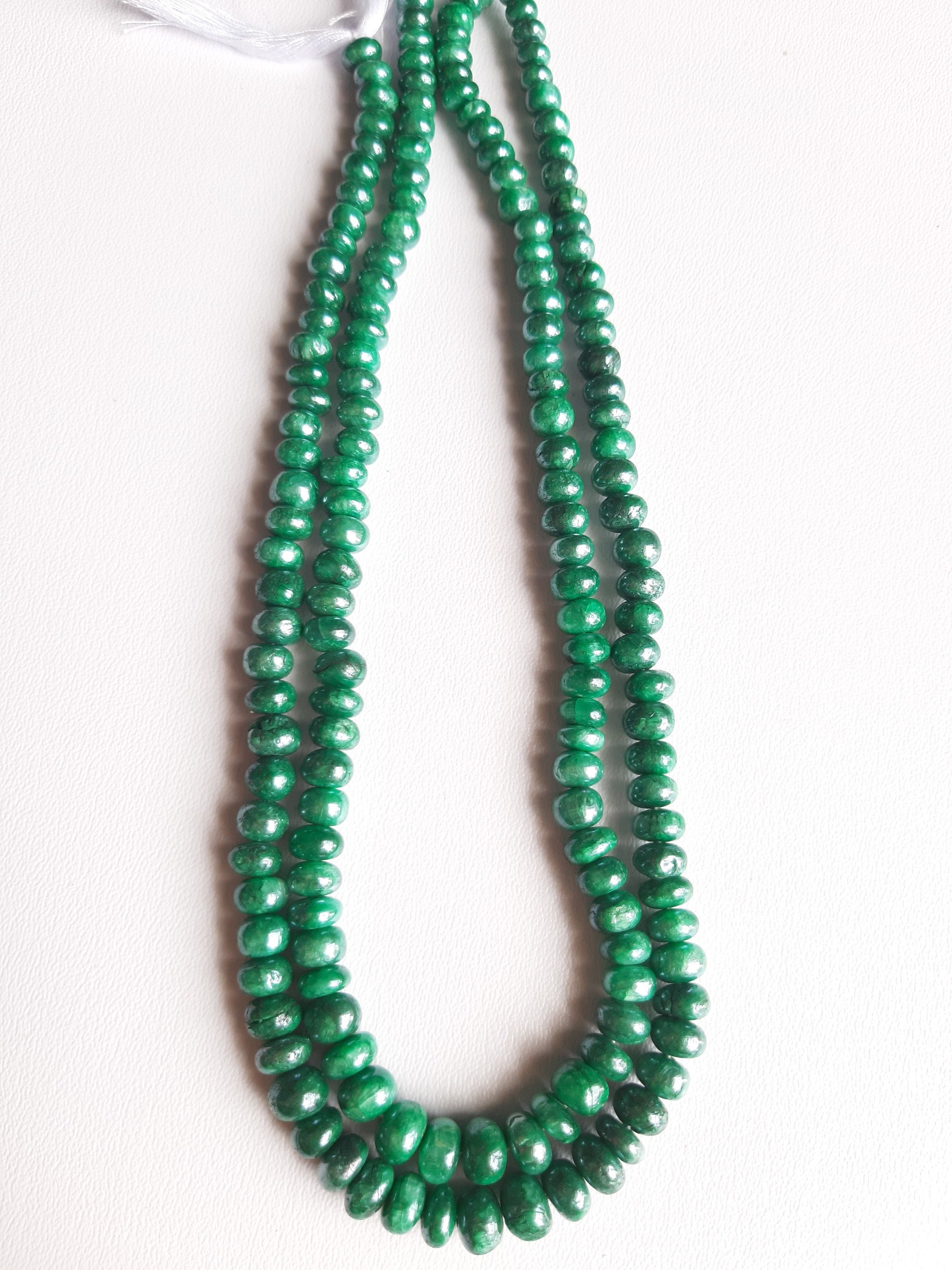 AAA1 Strand Dyed Silverite Green Sillimanite Plain Rondelle | Etsy