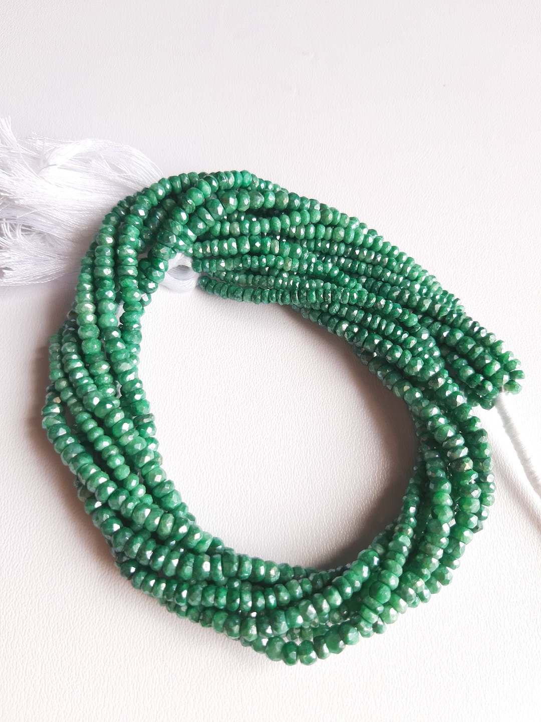 AAA1 Strand Dyed Silverite Green Sillimanite Micro Faceted - Etsy UK