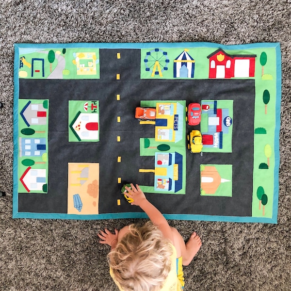 Car Play Mat - Etsy