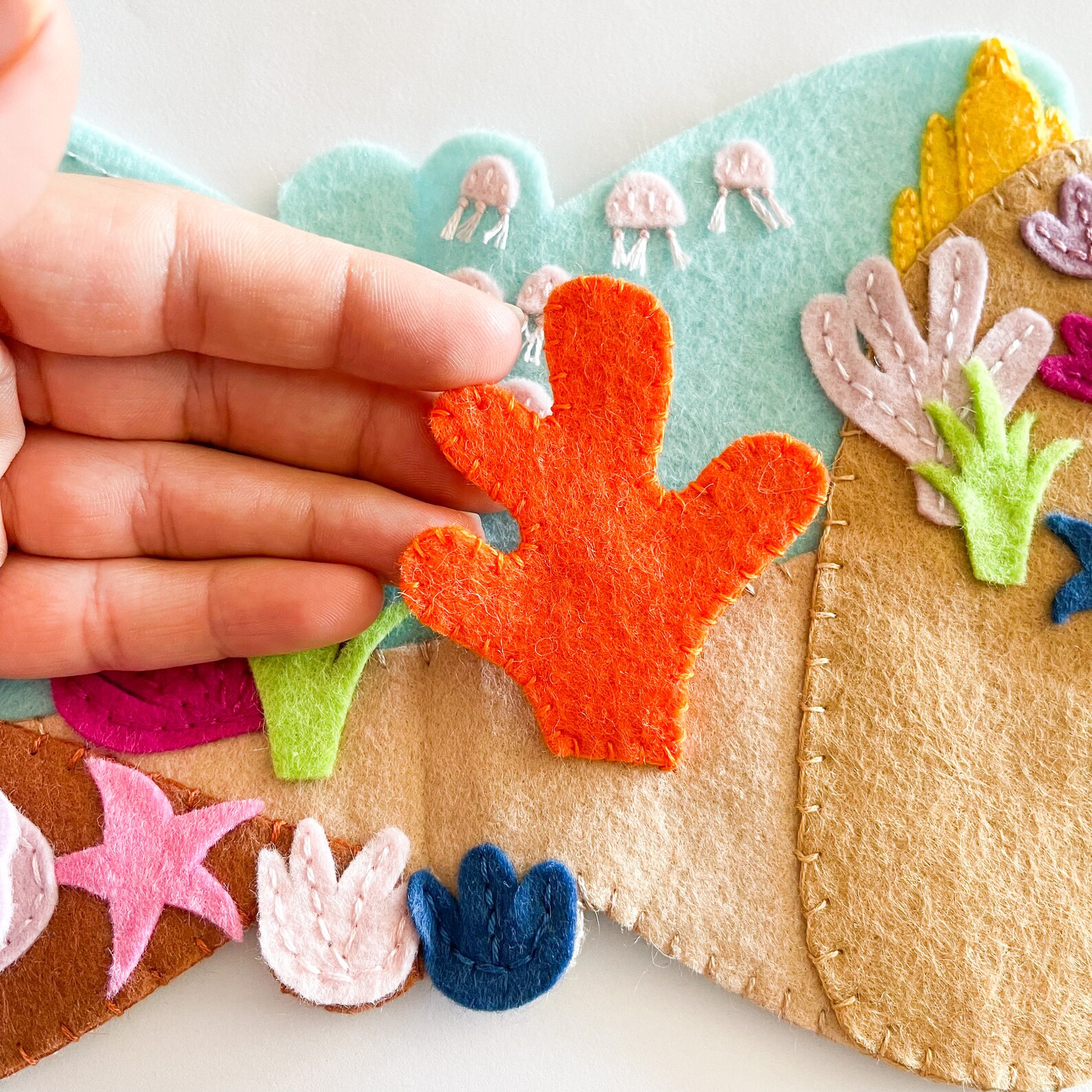 Mini Quiet Book Pattern and Templates Mermaid Shell Felt - Etsy