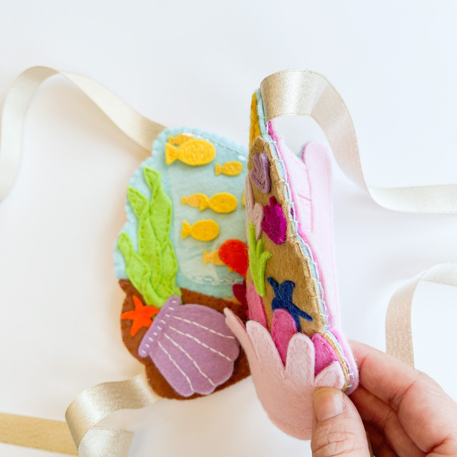 SVG File Mini Quiet Book Pattern and Templates Mermaid Shell - Etsy