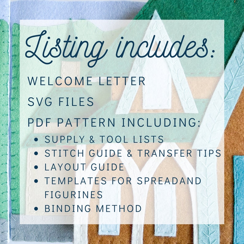 SVG Cut File Quiet Book Pattern and Templates Winterland - Etsy