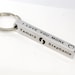 Custom Keyring GPS Coordinates Keychain Personalised - Etsy