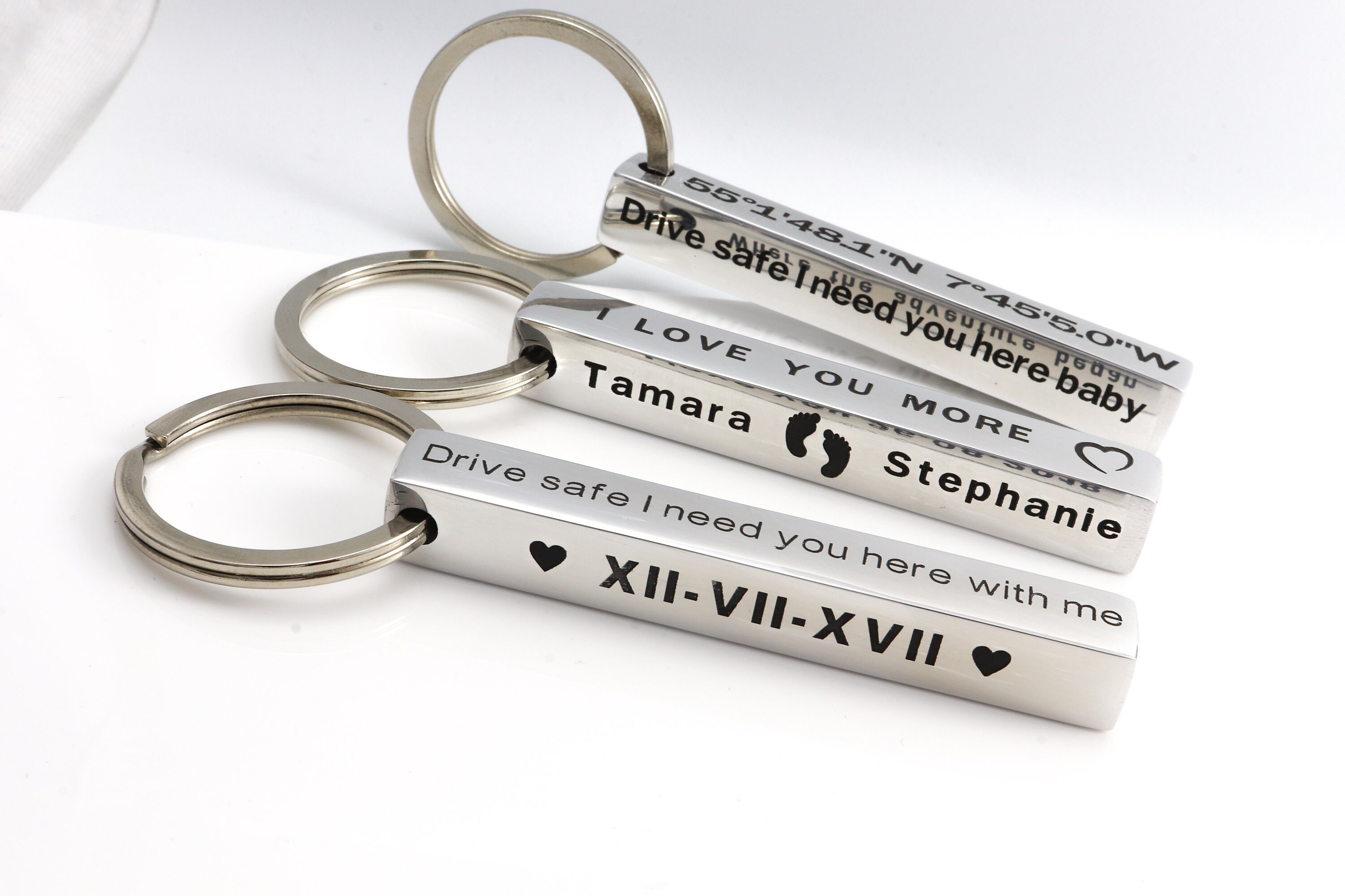 Personalized Keychain fly Safe pilot Gift flight Attendant - Etsy