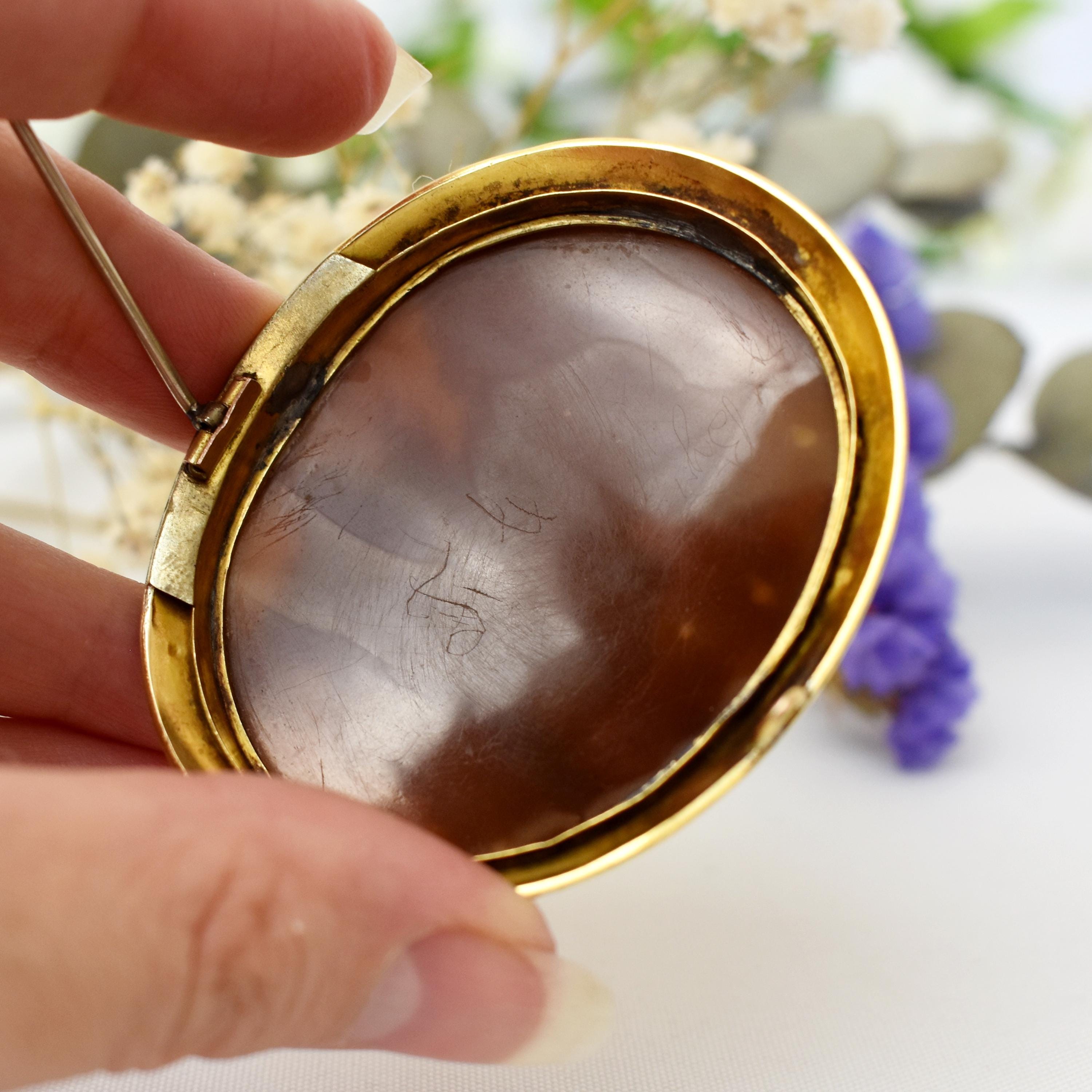 Rare Museum Quality Fine Victorian 18ct Gold Cameo of Goddess Flora, C ...