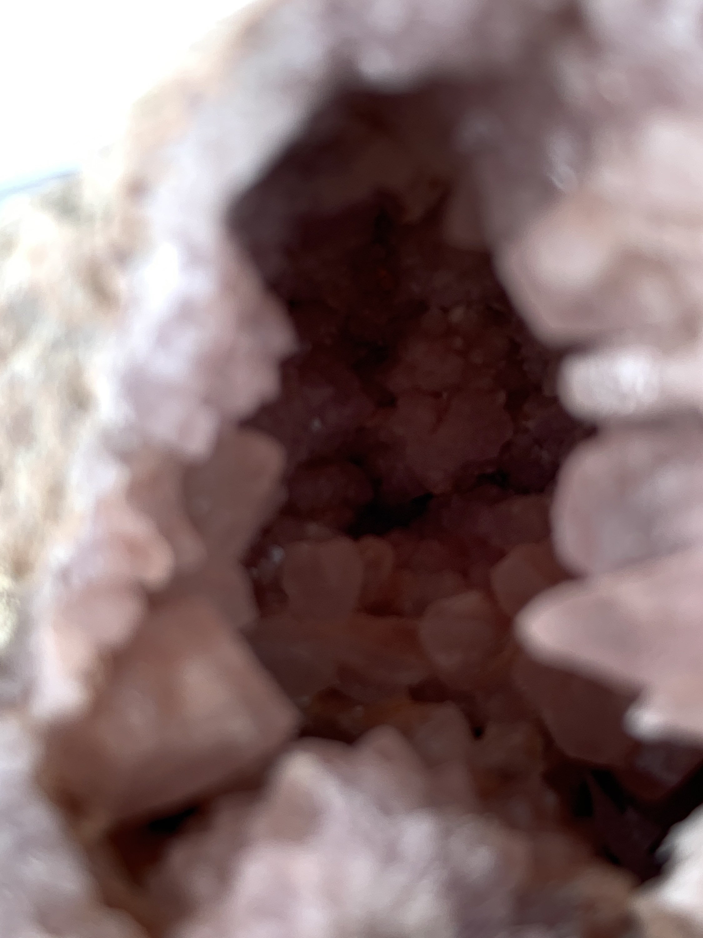 PINK AMETHYST Crystal Geode Raw and Natural Mineral Specimen | Etsy