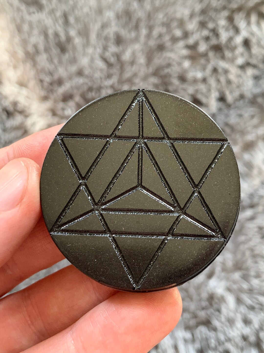 Orgonite® Merkaba Mini Disc - Star Tetrahedron Orgone Generator® - EMF ...