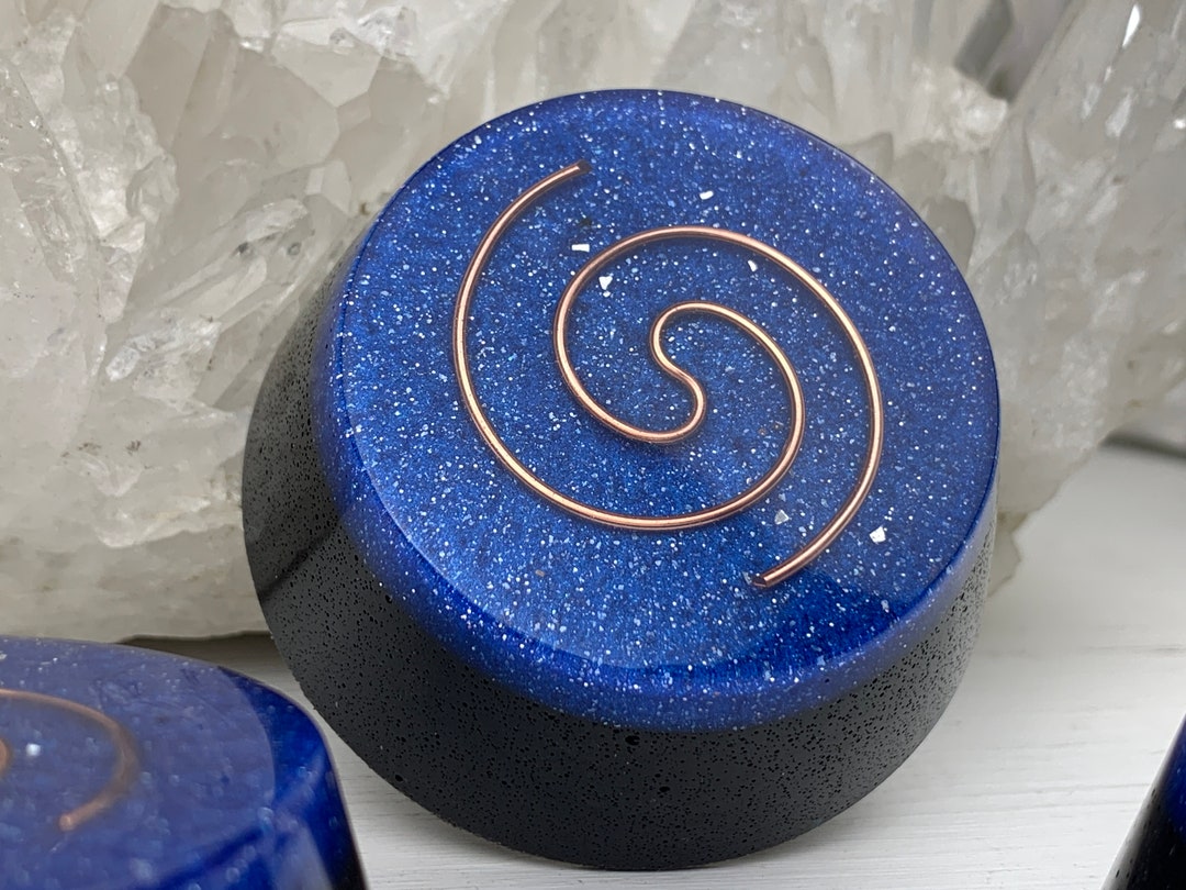 Orgonite® Tower Buster - Arcturian Blue Copper Spiral EMF and 5G ...