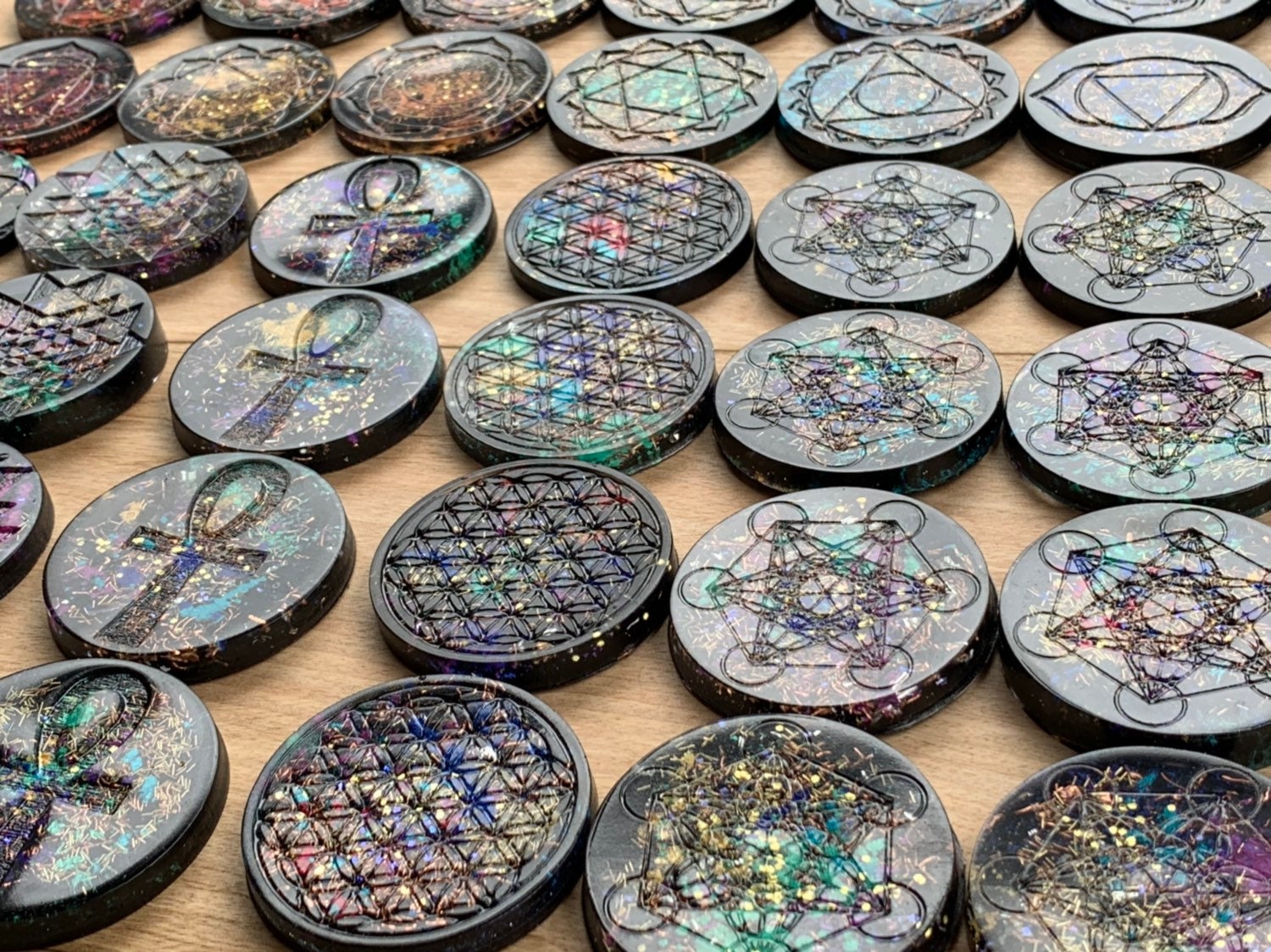 Orgonite® Eye of Horus Egyptian Orgone Generator Mini Disc® - Etsy ...