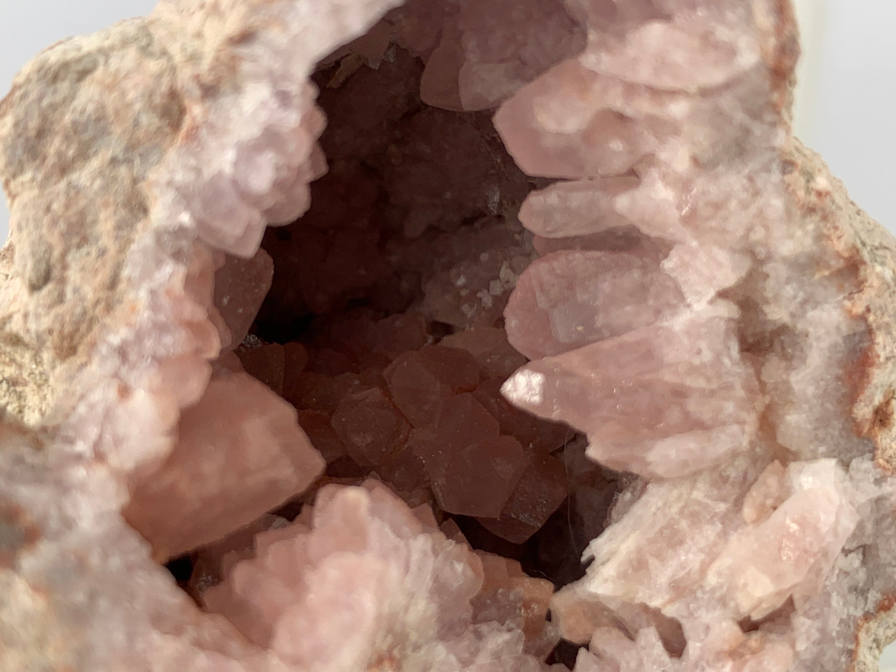 PINK AMETHYST Crystal Geode Raw and Natural Mineral Specimen | Etsy