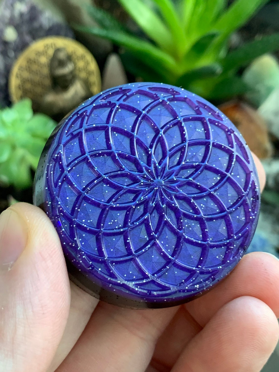 Orgonite® TORUS FIELD Violet Flame EMF Shield 5G Pocket | Etsy