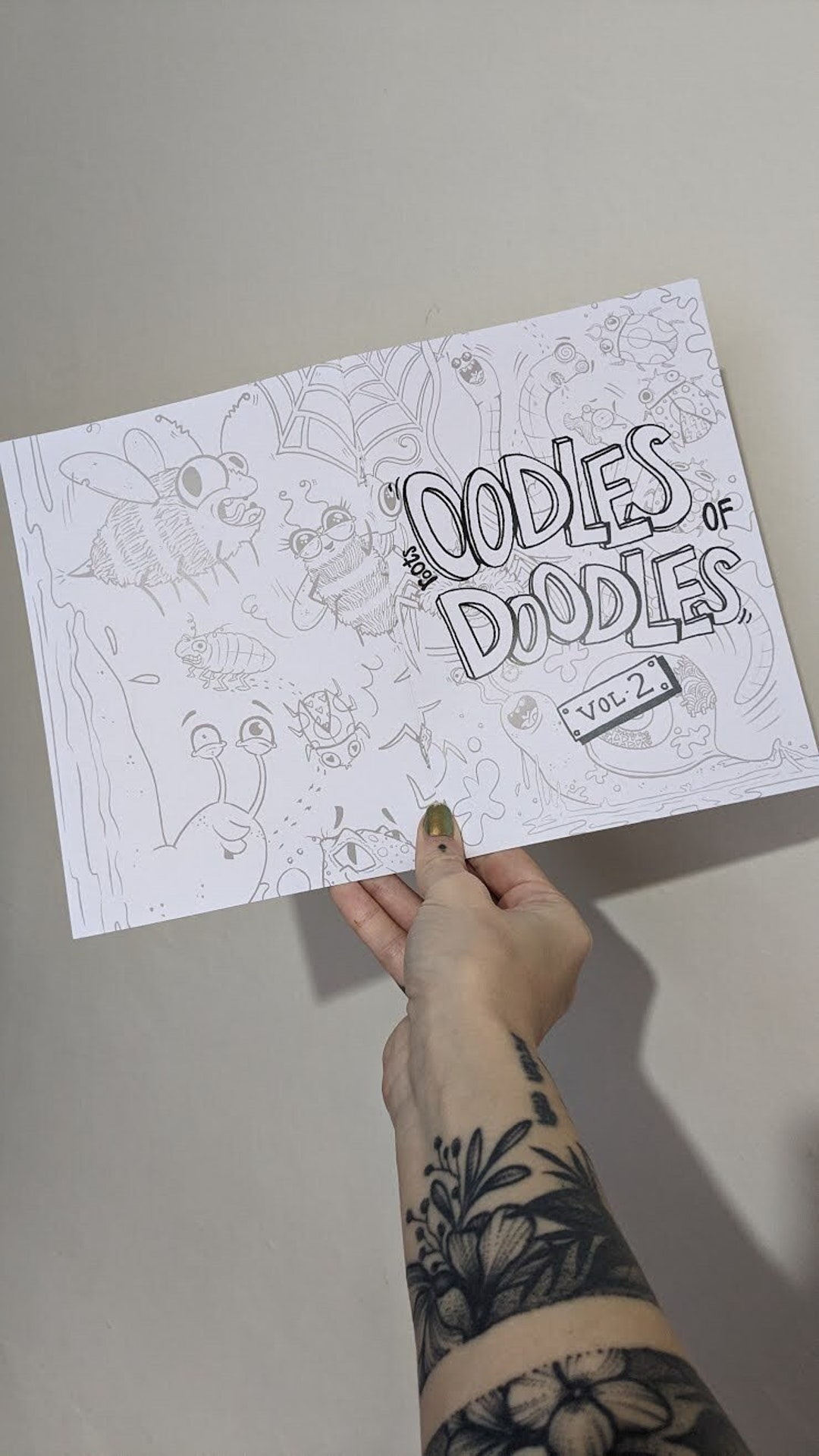 Oodles of Doodles VOL 2 - A5 Colouring Book - Drawing, Kawaii, Animals ...