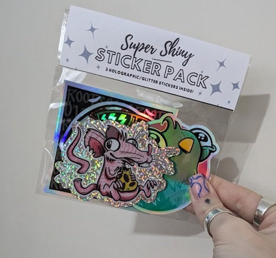 Sticker Pack Super Shinies Animals, Wildlife, Cartoons, Mushrooms ...