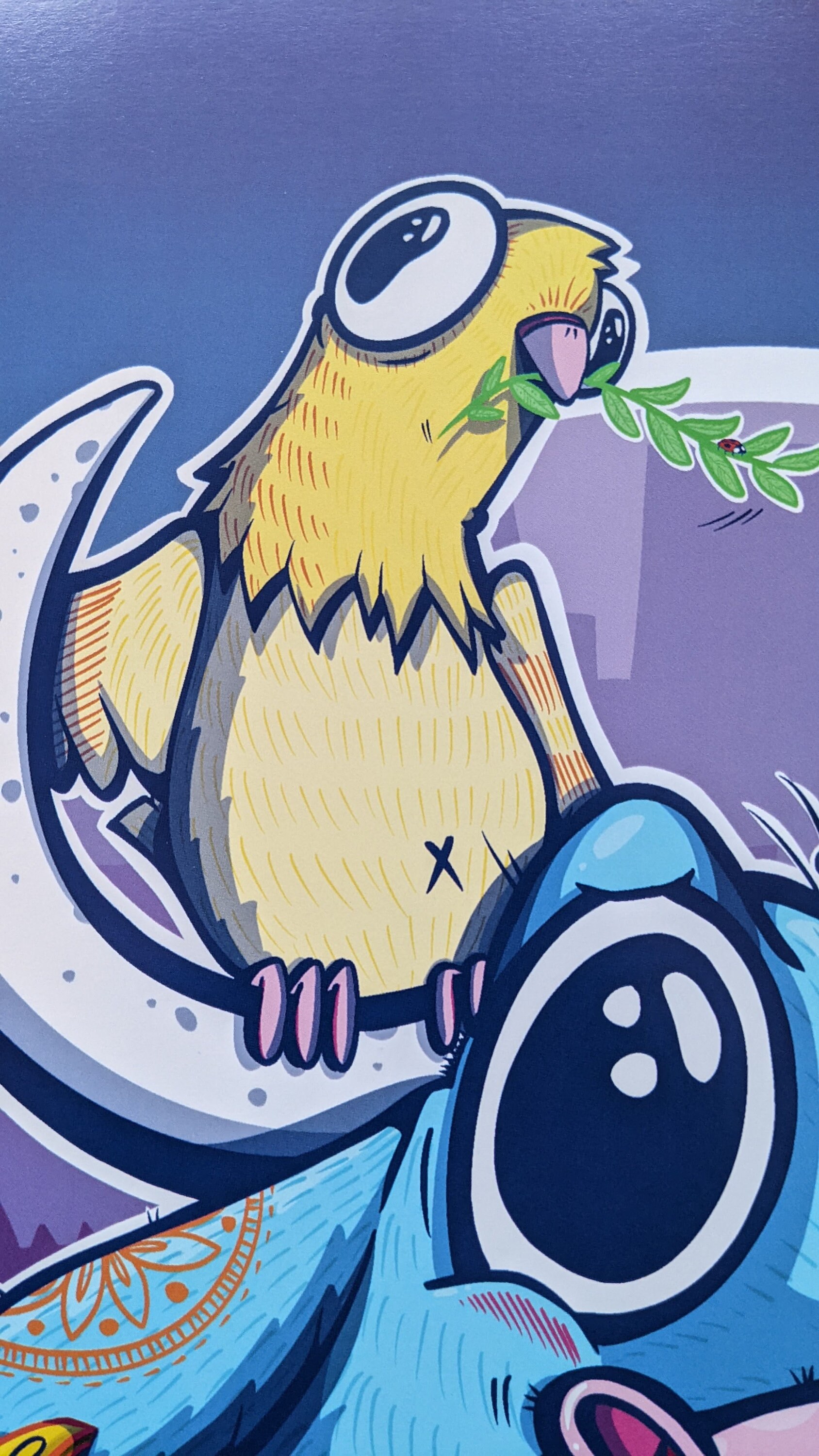 A3 Print Bull N Pidge Cartoon, Birmingham, Brummie, Brum Bull ...