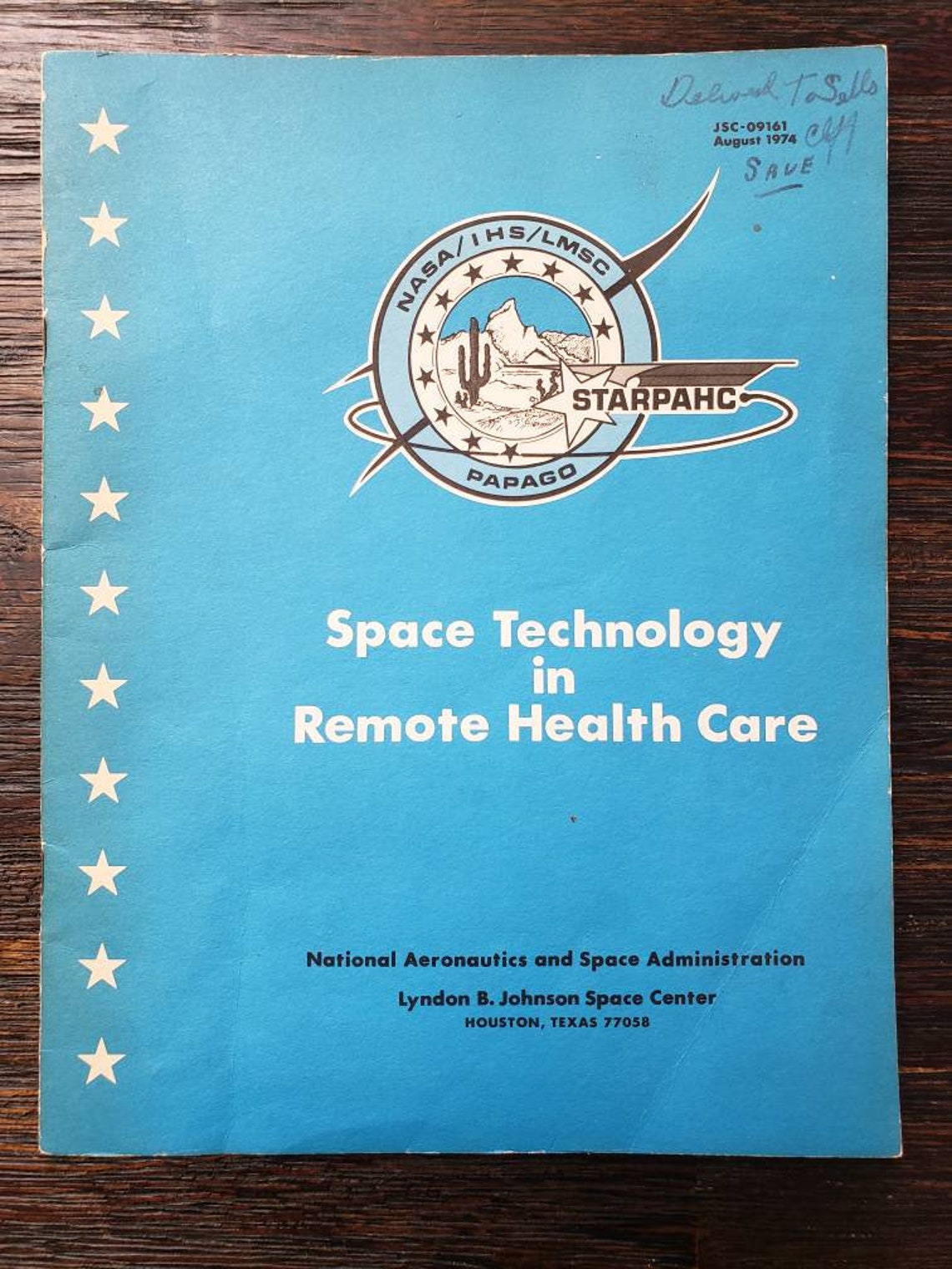 Rare 1970s NASA Document Memo on Space Technology in Remote | Etsy