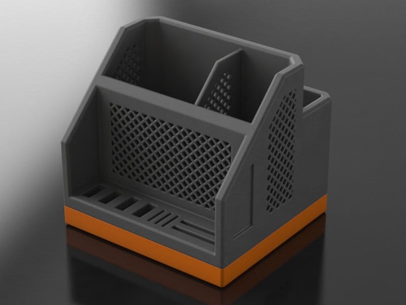 Customizable Desktop Organizer 3D Printed Made to Order - Etsy