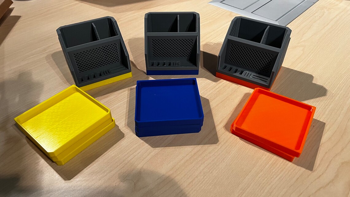 Customizable Desktop Organizer 3D Printed Made to Order - Etsy
