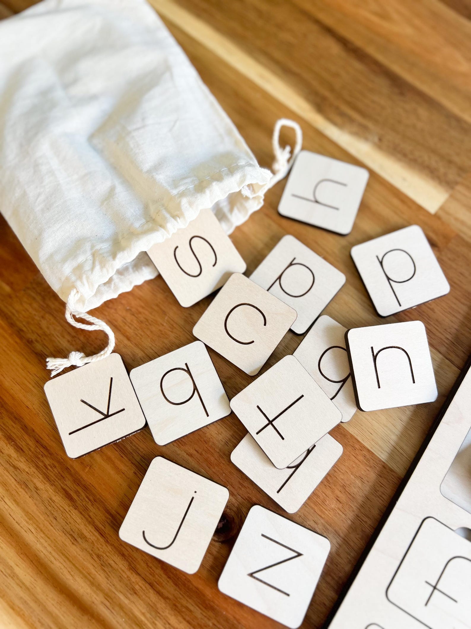 CVC Word Board + Tiles | Educational Word Building | Handmade ...